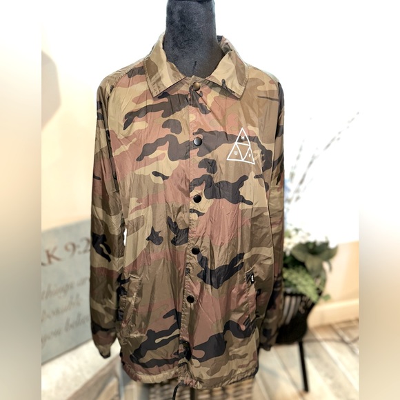 HUF | Jackets & Coats | Huf Worldwide Triple Triangle Coach Jacket In ...